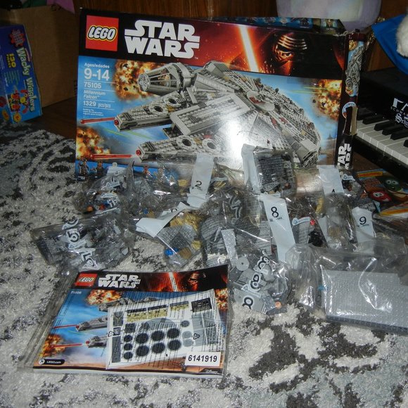 Lego | Toys | Lego 755 Star Wars Millennium Falcon Set Opened Box ...